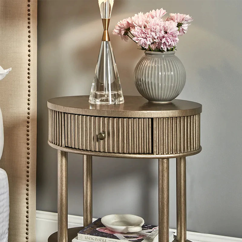 Buy an Oval Bedside Table For Your Bedroom! – Sweet Pea Interiors
